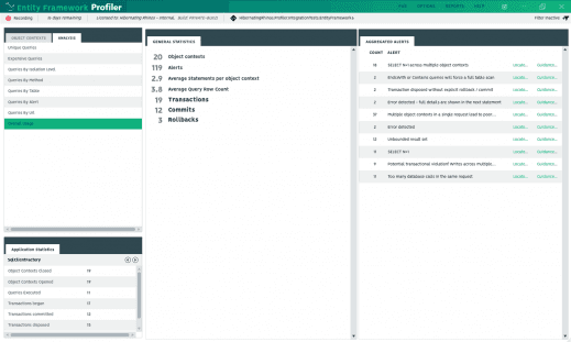 Entity Framework Profiler - Hibernating Rhinos